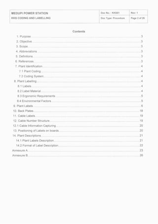 200 3340 kks coding and labelling procedure | PDF