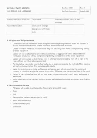 200 3340 kks coding and labelling procedure | PDF