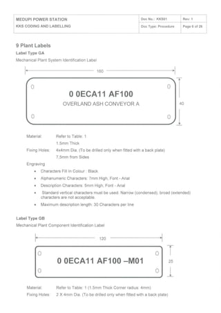200 3340 kks coding and labelling procedure | PDF