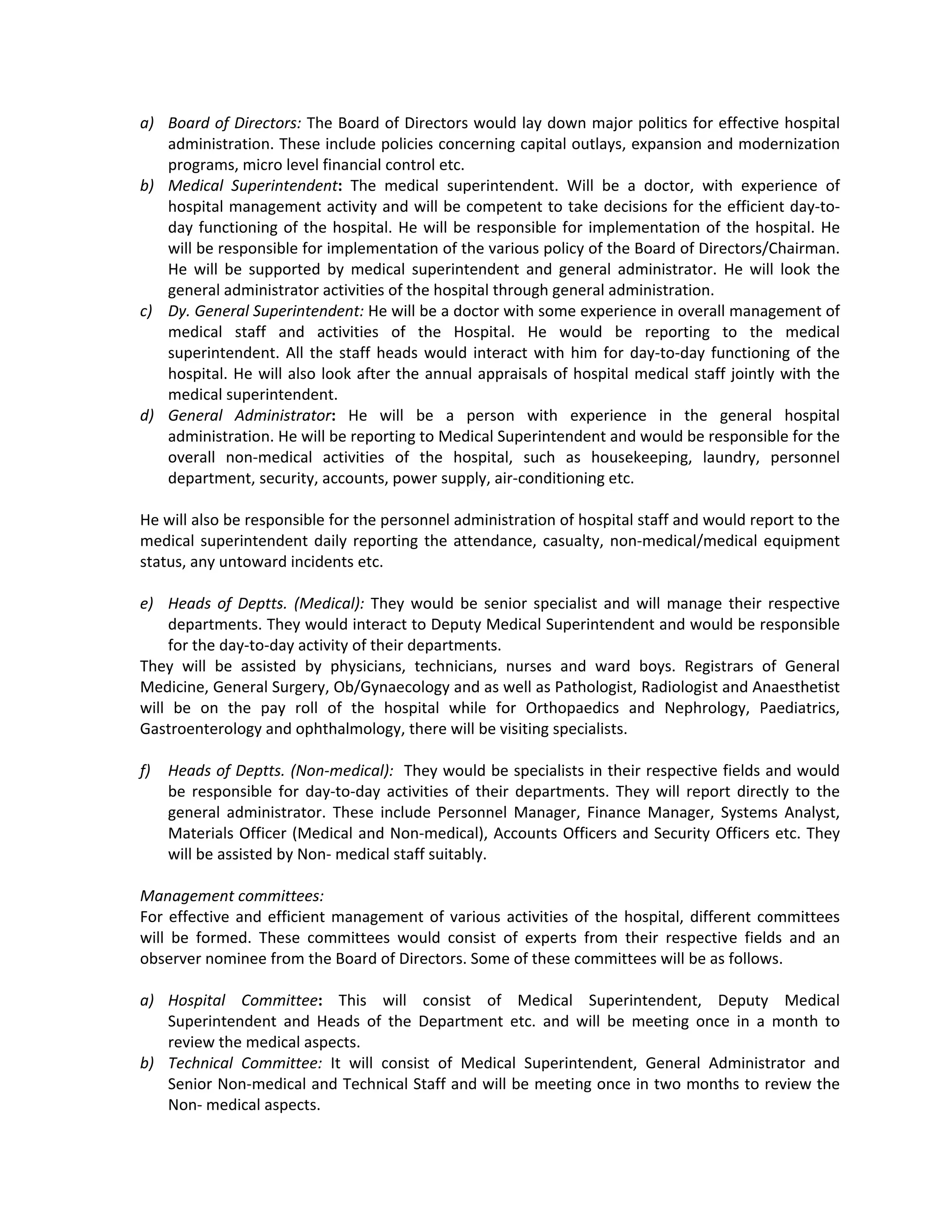 200 bed-hospital-project-report | PDF