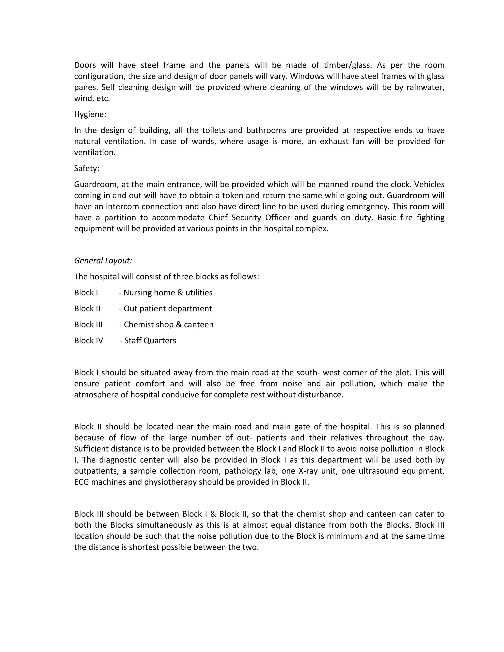 200 bed-hospital-project-report | PDF