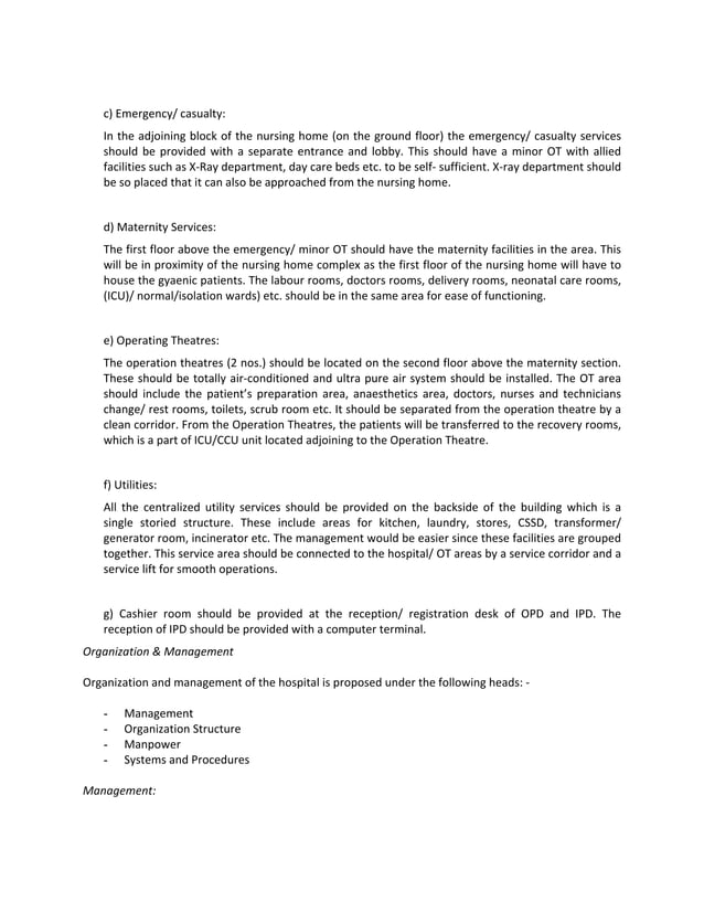 200 bed-hospital-project-report | PDF | Healthcare Industry | Industries