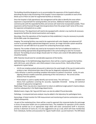 200 bed-hospital-project-report | PDF
