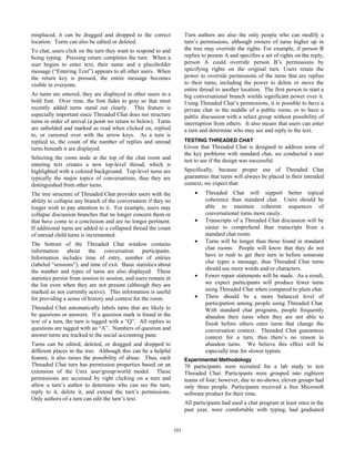 2000 - CSCW - Conversation Trees and Threaded Chats | PDF