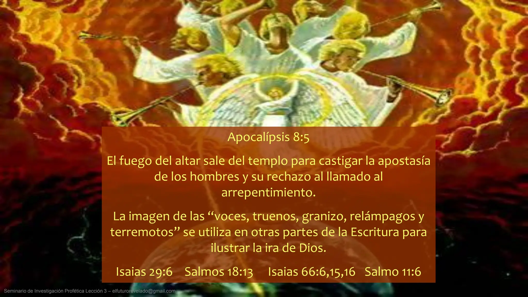 las siete trompetas del apocalipsis, de la venidad | PPT