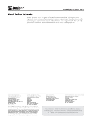 Virtual Private LAN Service (VPLS) | PDF