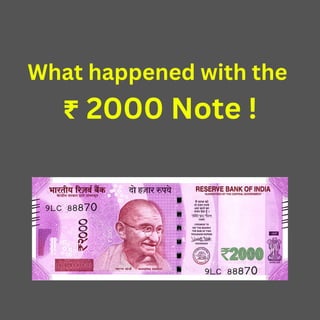 Is it demonetized Again? | PDF