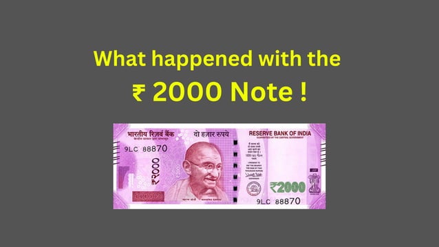 Is it demonetized Again? | PPT
