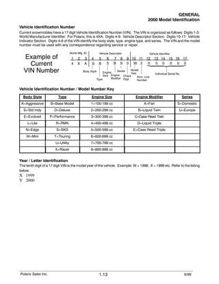 2000 polaris indy 500 xc snowmobile service repair manual | PDF | Auto ...