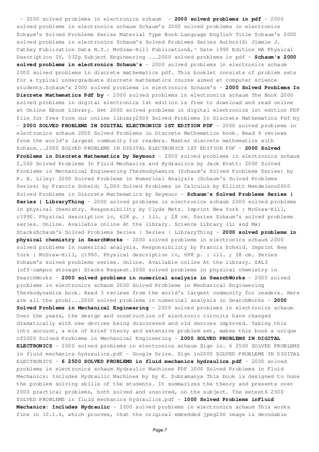 schaum's 2000 solved problems in numerical analysis