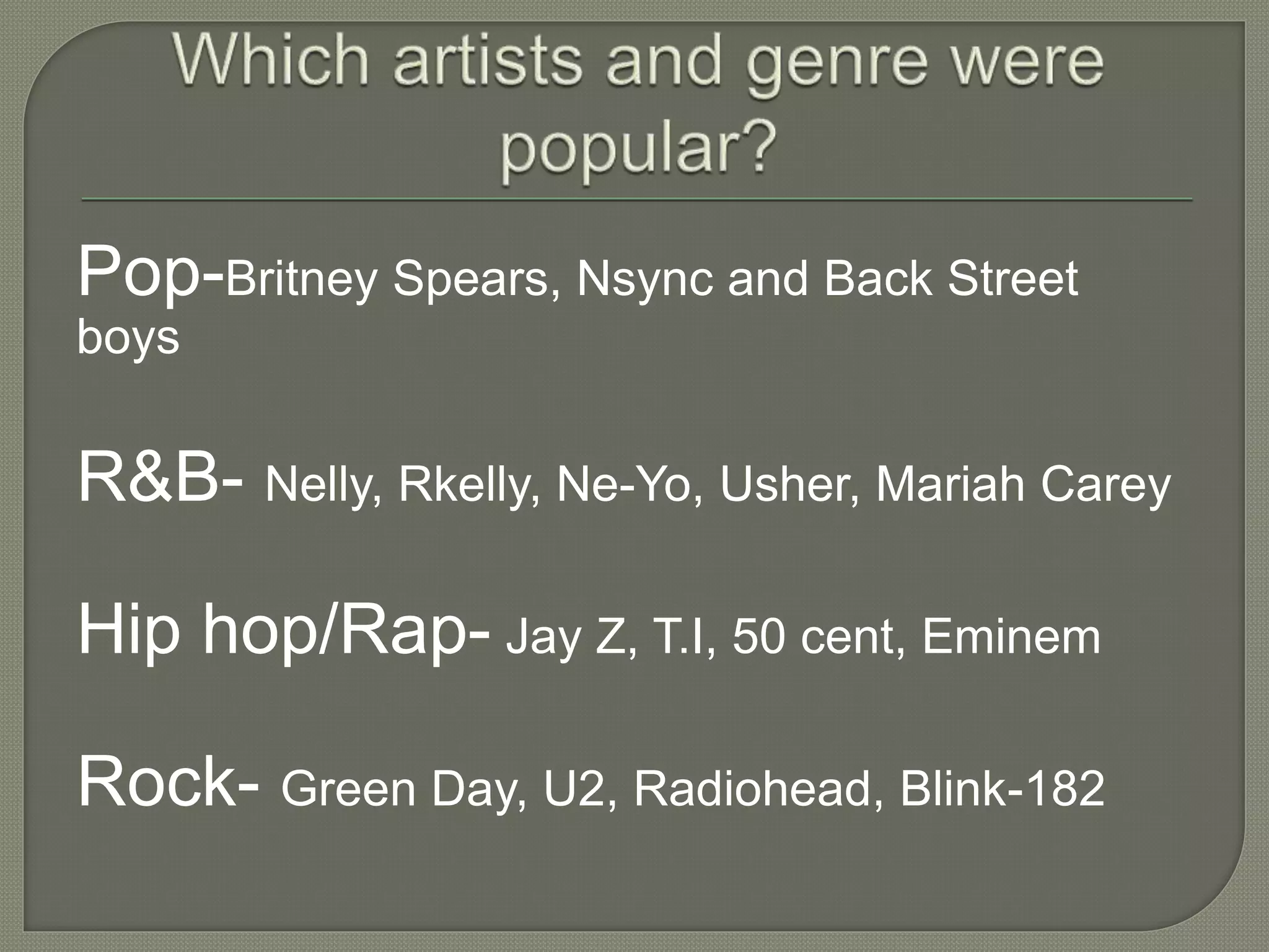 2000s presentations | PPTX