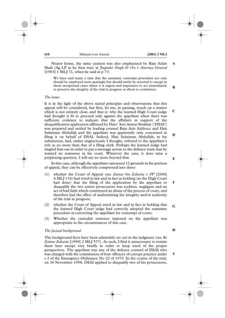 Zainur Zakaria v Public Prosecutor | PDF