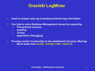 2001-k-dudley-logminer_doagnew.ppt