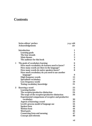 2001 learning vocabulary in another language-Paul Nation | PDF