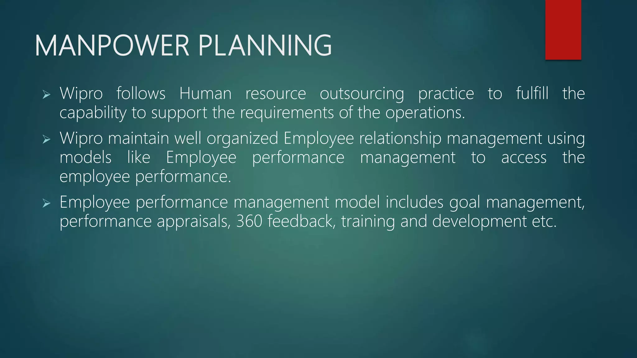 HR practices at Wipro | PPTX