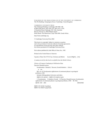 GEODYNAMIC @ second edition | PDF
