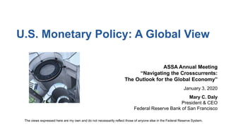 U.S. Monetary Policy: A Global View | PPTX