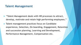 Talent Management Practices of Corporates | PPT
