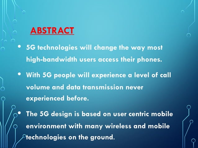 5g technology | PPT