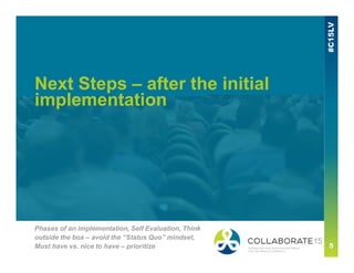 Improving the Unifier User Experience | PPT