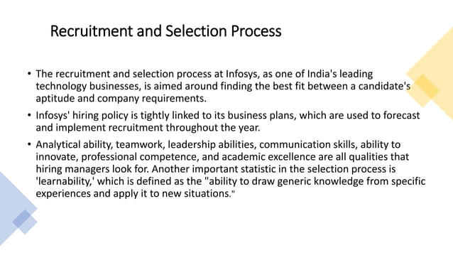 Talent management practices at Infosys | PPTX | Human Resources | Business