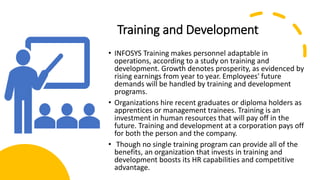 Talent management practices at Infosys | PPTX