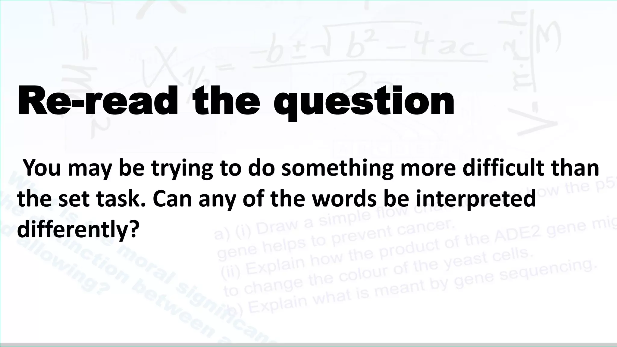 200128 problemsolvinginexams ifyougetstuck | PPT