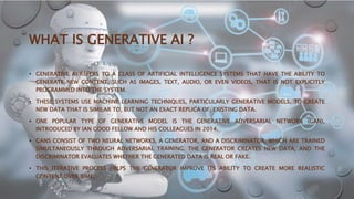 Ai generator based educational presentation | PPTX