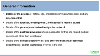 Components of a clinical study protocol | PPTX