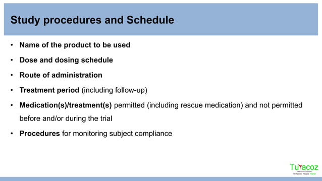 Components of a clinical study protocol | PPTX