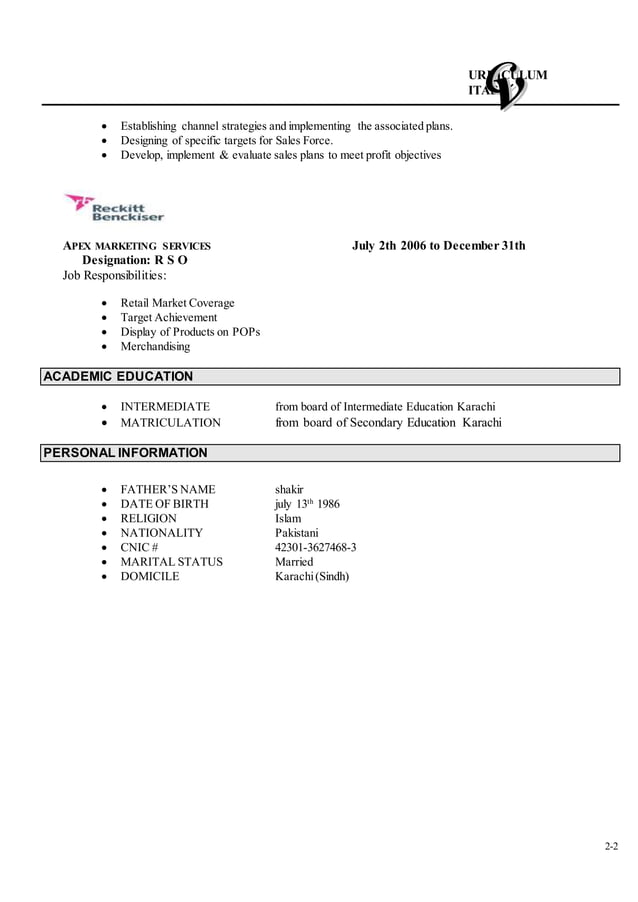 cv kashif memon | DOCX