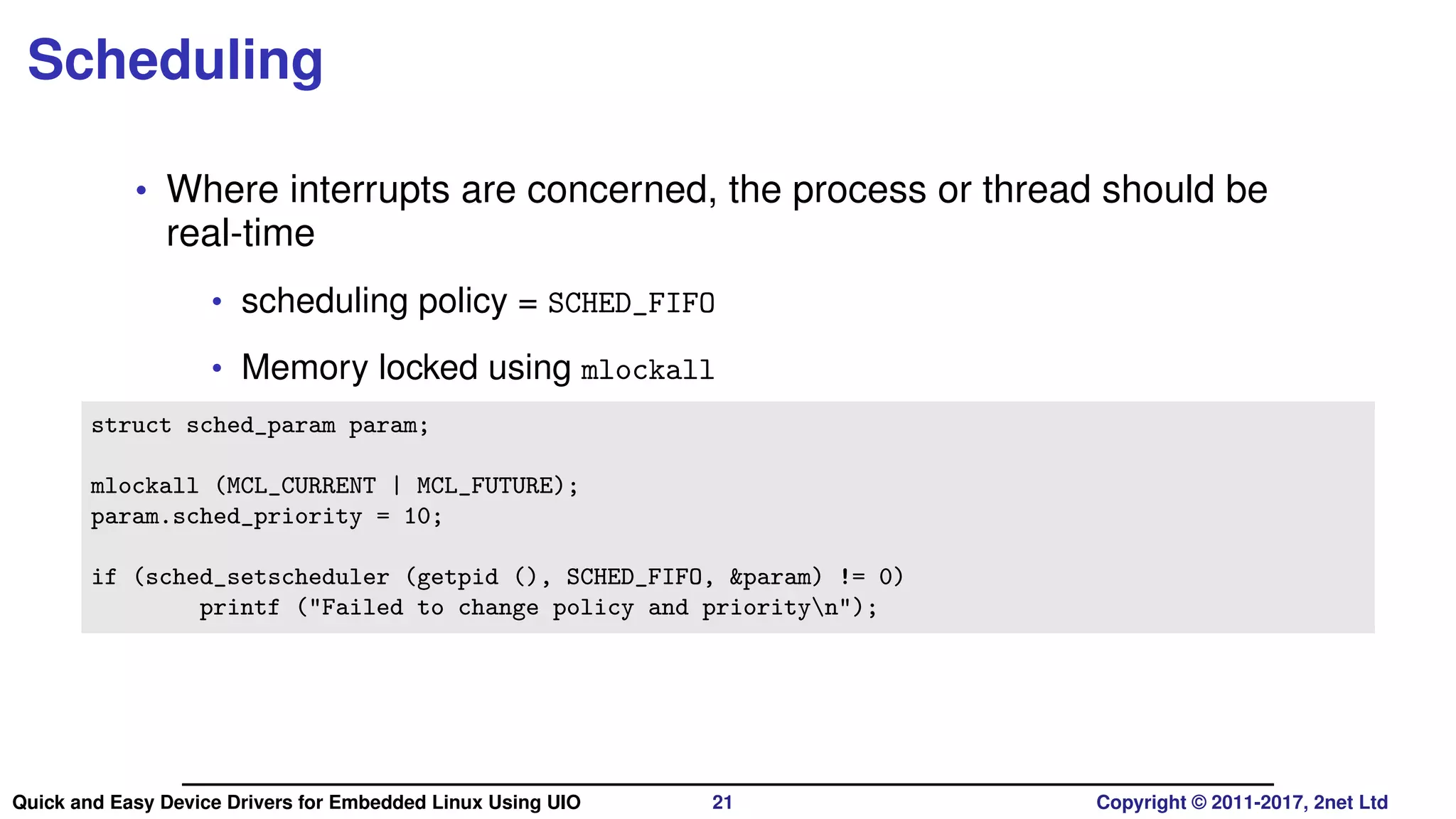 Quick and Easy Device Drivers for Embedded Linux Using UIO | PDF