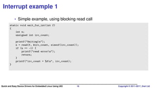 Quick and Easy Device Drivers for Embedded Linux Using UIO | PDF