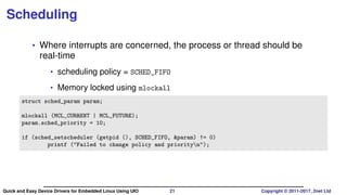 Quick and Easy Device Drivers for Embedded Linux Using UIO | PDF