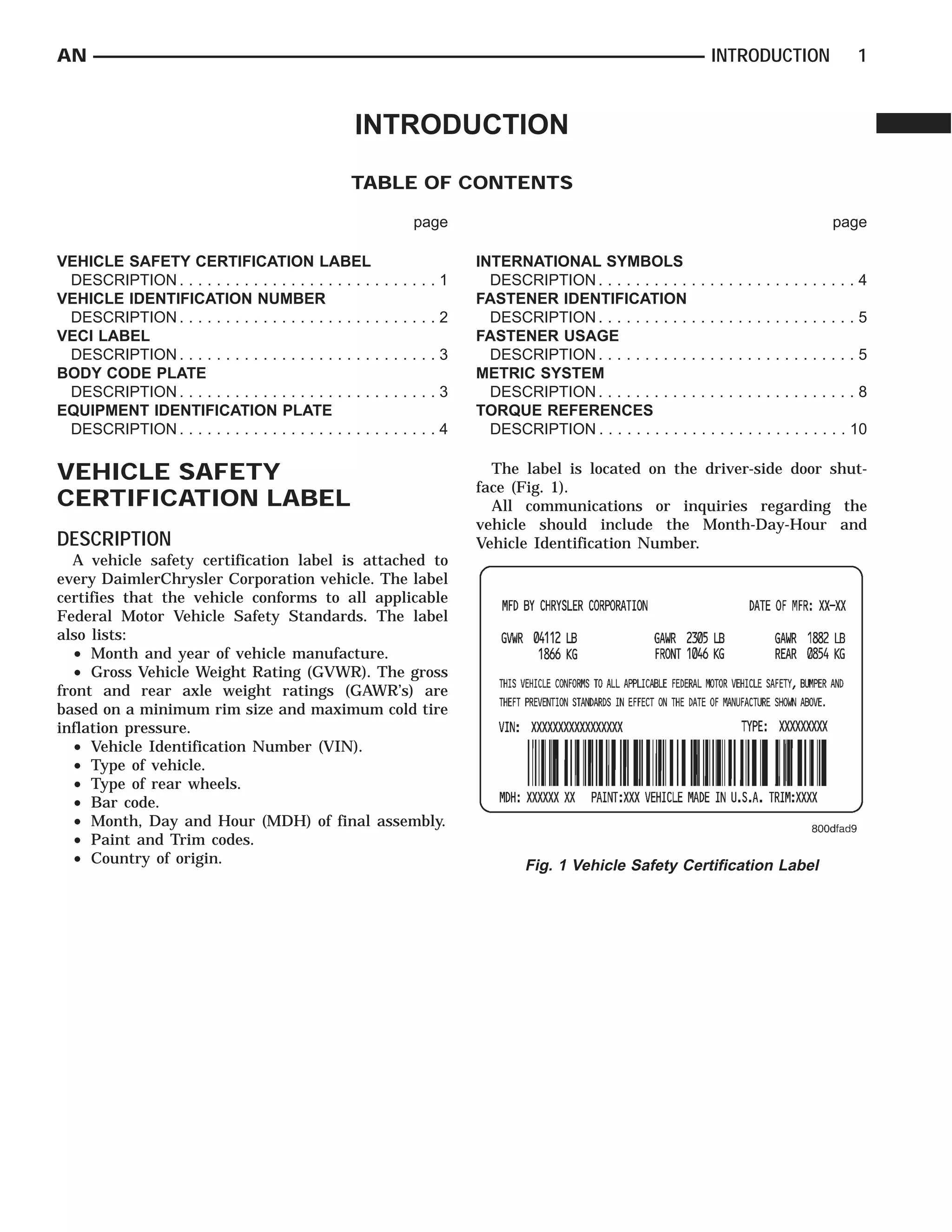 2001 Dodge Dakota Service Repair Manual.pdf