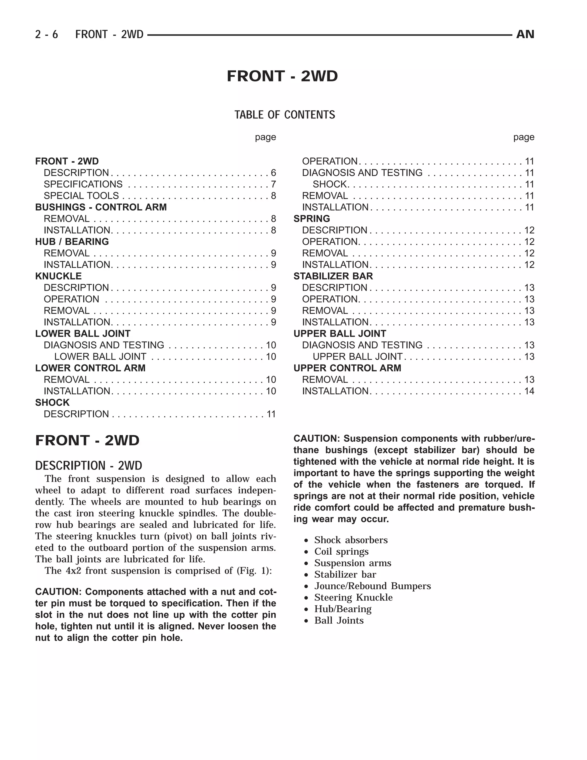 2001 Dodge Dakota Service Repair Manual.pdf