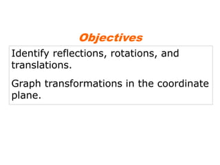 2001 transformations reflections etc | PPTX