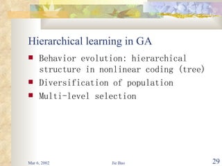 Hierarchical Learning in AI - General Problem | PPT | Biological ...