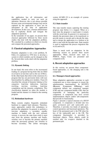 Automatic Adaptation of Component-based Software - Issues and Experiences | PDF