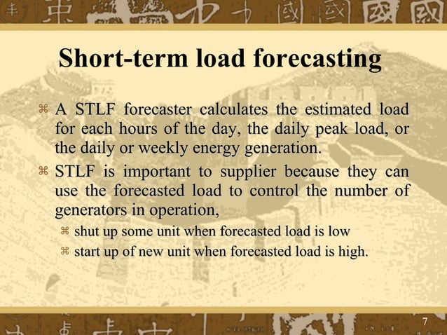 Short Term Load Forecasting Based On Neural Network And Local Regression Ppt