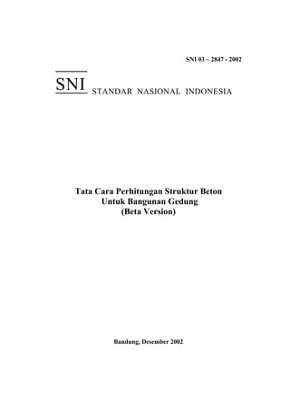2002 12-sni-03-2847-2002-beton | PDF