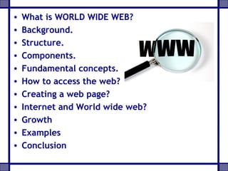 world wide web | PPT
