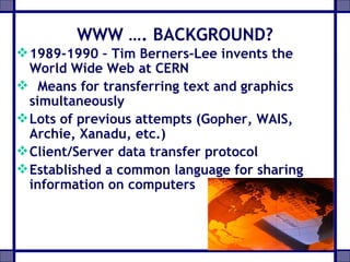 world wide web | PPT
