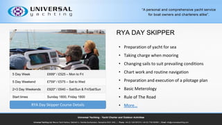 RYA SAILING COURSES | PPT