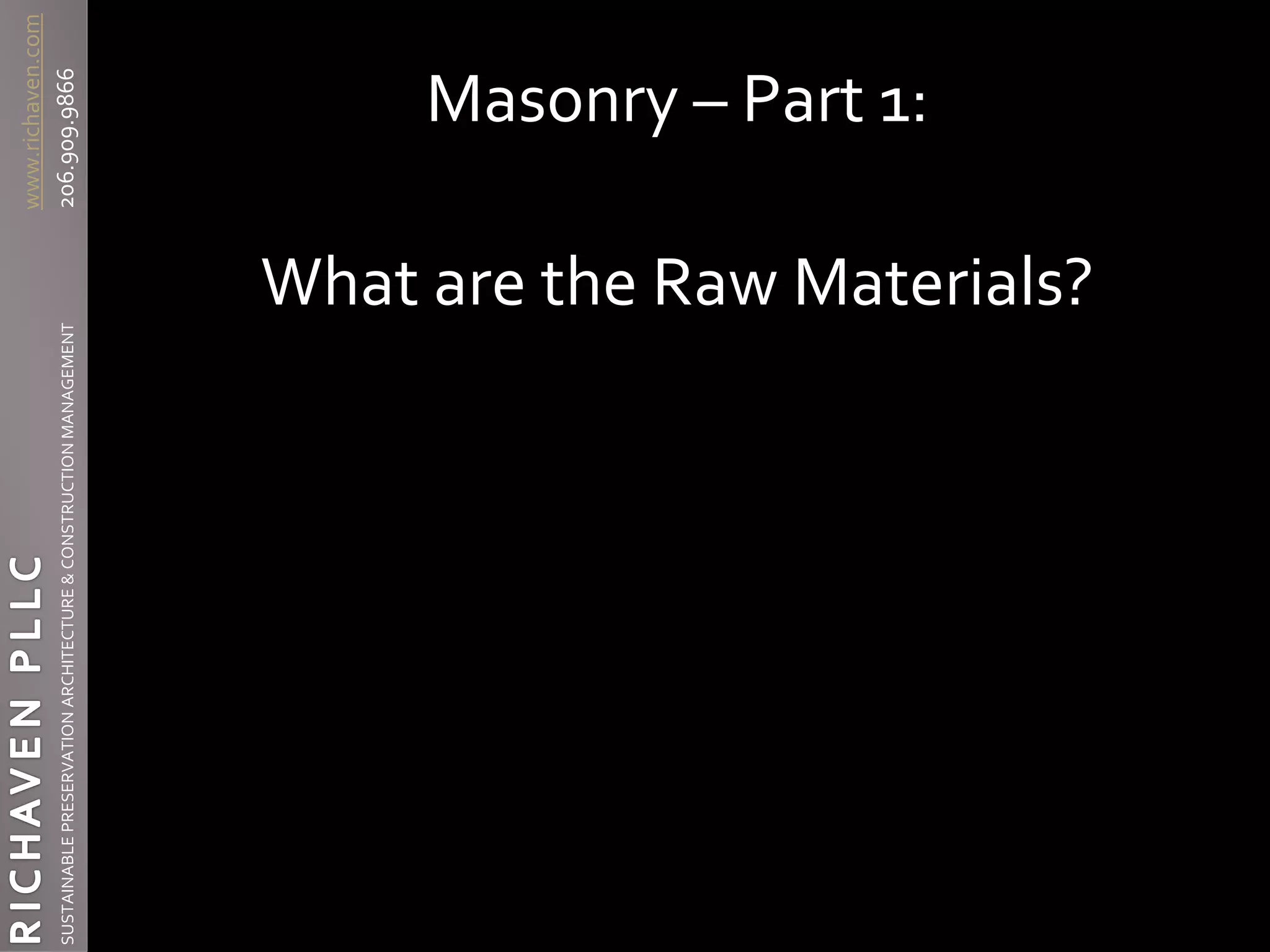 Technical Issues in Historic Preservation: Brick & Clay Masonry ...