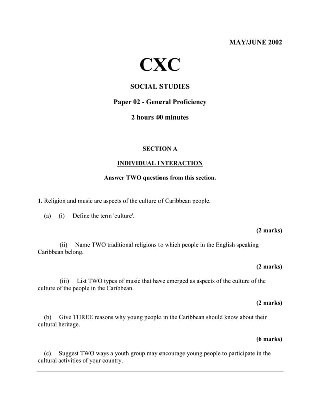 2002 c.x.c social studies | DOCX