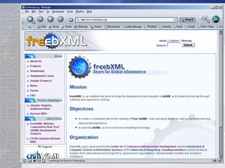 ebXML Technology Development in Hong Kong | PDF