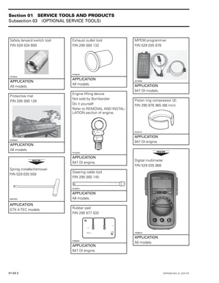 2002 sea doo gtx 4-tec service repair manual | PDF