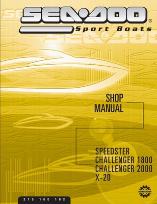 2002 sea doo speedster service repair manual | PDF