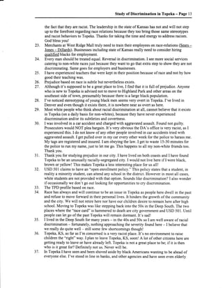 Study: Discrimination in Topeka, 2002 | PDF | Debated Sensitive Social ...